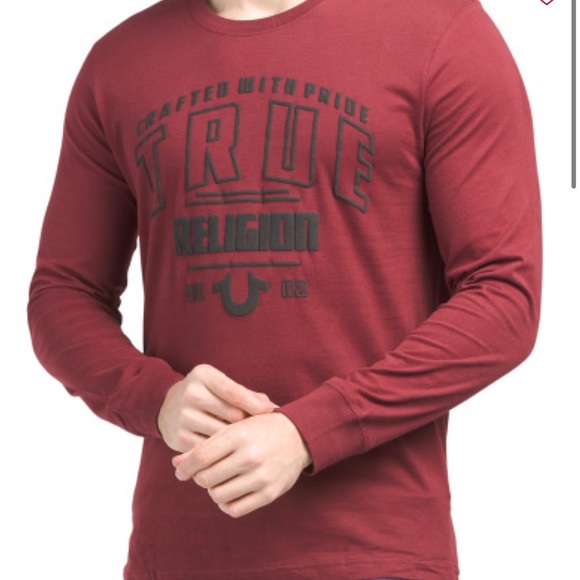 True Religion | Shirts | True Religion True Crew Long Sleeve Top | Poshmark